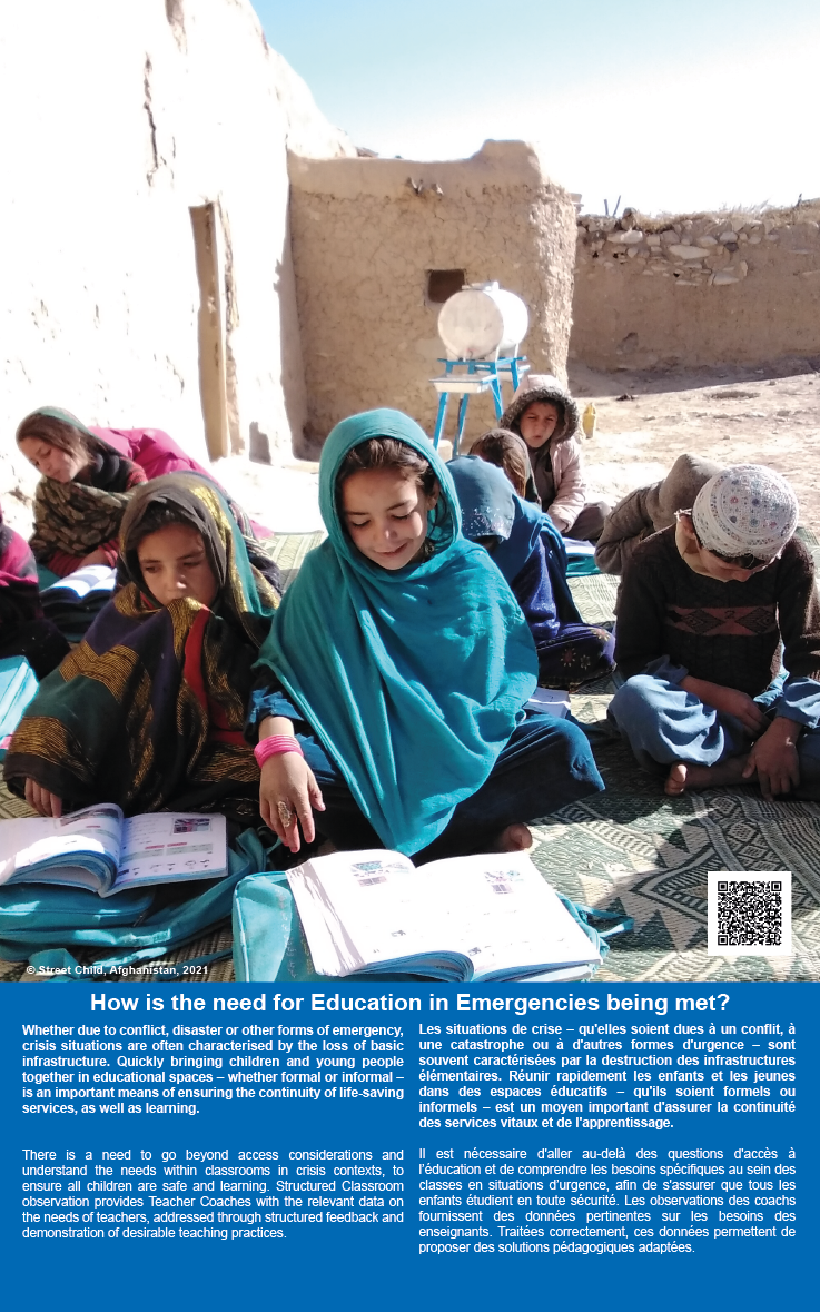 How is the need for education in emergencies being met? (Part 4 ...